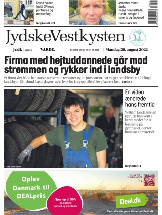Jydske Vestkysten Varde - 29-08-2022