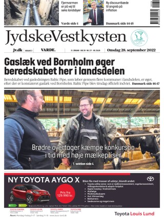 Jydske Vestkysten Varde - 28-09-2022